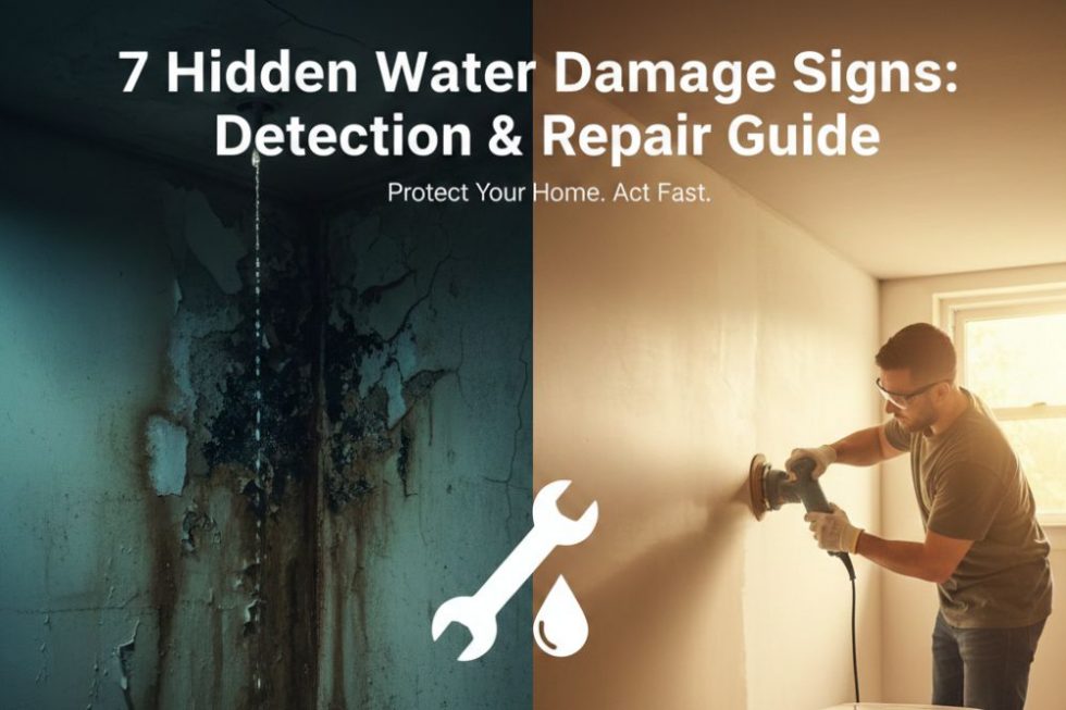 7 Signs of Hidden Water Damage & How to Fix It Fast